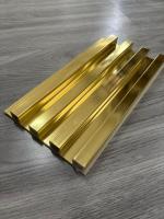 China E0 Low Formaldehyde High Density 160*22mm Indoor WPC Fluted Panel for sale