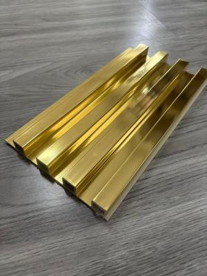 China E0 Low Formaldehyde High Density 160*22mm Indoor WPC Fluted Panel for sale