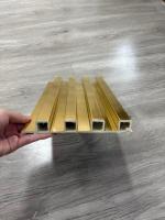 China E0 Low Formaldehyde High Density 160*22mm Indoor WPC Fluted Panel for sale