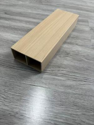 China Heavy-Duty Weather-Resistant Facade WPC Tube 100*50mm for sale