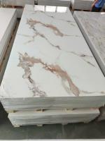 China High Gloss Waterproof UV Coated PVC Marble Sheet 1220*2440*3mm for sale