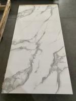 China High Gloss Waterproof UV Coated PVC Marble Sheet 1220*2440*3mm for sale