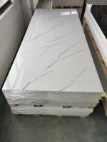 China Scratch-Resistant UV Coated 1220*2900*3mm PVC Marble Sheets Cladding for sale