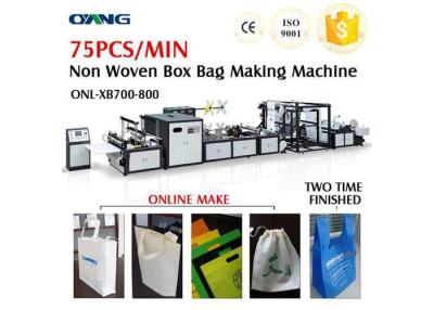 China Full Auto Non Woven Fabric Bag Making Machine 18kw Power One Year Warranty for sale