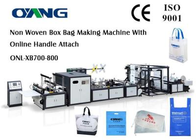 China Box Bag Nonwoven Bag Making Machine Ultrasonic Sealing With AC Motor for sale