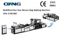 China Auto Ultrasonic Sealing Non Woven Fabric Bag Making Machine Fast Speed for sale