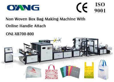 China Low Noise Fully Automatic Non Woven Bag Making Machine 18kw Power for sale