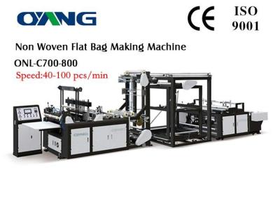 China Specially Designed Non Woven Carry Bags Manufacturing Machine High Out Put 100pcs / Min for sale