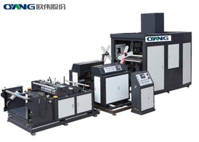 China Full Automatic Non Woven Box Bag Making Machine For Laminated 3D Box Bag for sale