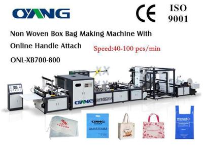 China One Year Warranty Full Auto Non Woven Bag Making Machine For Five Kinds Bags for sale