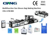 China Ultrasonic Sealing PP Non Woven Bags Manufacturing Machine For D Cut / T Shirt Bag for sale