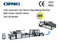 China 220v / 380v Shopping Bag Ultrasonic Non Woven Bag Making Machine With 9 Motors for sale