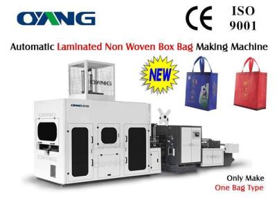 China 380V Non Woven Box Bag Making Machine With Handle Attached , 37-52cm Loop Handle for sale