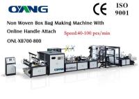 China Shipping Bag / Fully Automatic Non Woven Bag Making Machine 18kw Power for sale