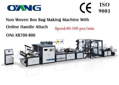 China Shipping Bag / Fully Automatic Non Woven Bag Making Machine 18kw Power for sale