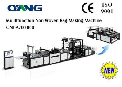 China Full Automatic Ultrasonic Non Woven Fabric Bag Making Machine With Tension Control Device for sale