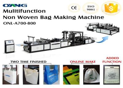 China Automatic Non woven Bag Making Machinery for Flat Bag / T Shirt Bag for sale