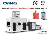 China Professional Non Woven Box Bag Making Machine For Gift / Sweet Bag for sale