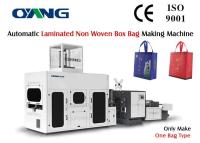 China Ultrasonic Non Woven Box Bag Making Machine With PP Woven Material for sale