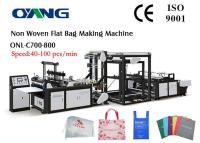China PP Non Woven Bag Making Machine With Step Motors for sale