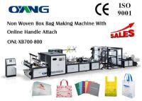 China Multifunctional Automatic Non Woven Bag Making Machine Computerized 18 KW for sale