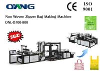 China 22-25 KW Ultrasonic Non Woven Bag Making Machine 9500*2200*2000mm for sale