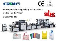 China Carry Bag Manufacturing Machine / Non Woven Bag Making Machine Approved CE for sale