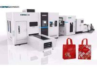 China Laminated Nonwoven Fabric Non Woven Box Bag Making Machine Full Automatic for sale