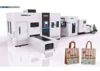 China Fully Automatic Non Woven Bag Machine / Bag Making Equipment With Japan Servo Motor for sale