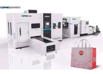 China PP Non Woven Box Bag Making Machine With Fully Automatic Feeding System for sale