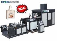 China PP Woven / PP Non Woven Box Bag Making Machine With Traditional Handwork Processing for sale