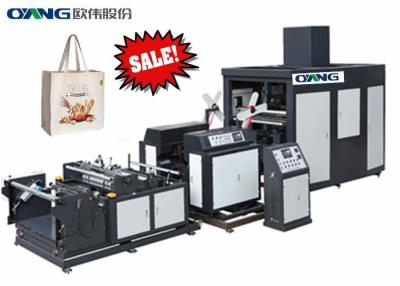 China PP Woven / PP Non Woven Box Bag Making Machine With Traditional Handwork Processing for sale