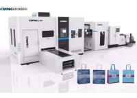 China Eco - Friendly RPET/PP Woven/Non Woven Box Bag Making Machine With England Trio Motion Controller for sale
