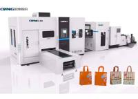 China Full Auto Non Woven Box Bag / Nonwoven Bag Making Machine 2 - 3 Workers Needed for sale