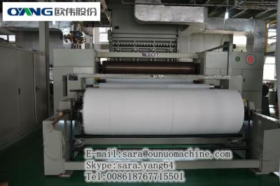 China Single / Double Beam Non Woven Fabric Making Machine For Woven Fabric Production for sale