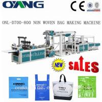 China eco pp non woven bag making machine / machinery with hydraulic punching device for sale