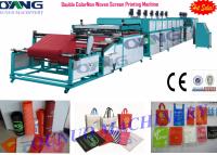 China Automatic roll to roll Non Woven Screen Printing Machine drying - collecting for sale