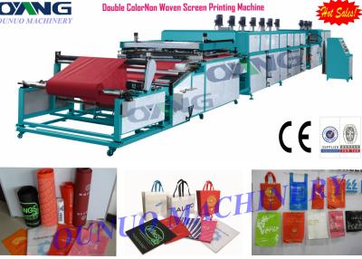 China Automatic roll to roll Non Woven Screen Printing Machine drying - collecting for sale