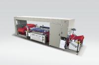 China Auto two color non woven fabric roll to roll screen printing machine , 1500m/hour for sale