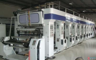China Plastic Film Rotogravure Printing Machine for sale