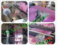 China Recycled D-cut Bag Automatic Non Woven Bag Making Machine With Auto Pneumatic Punching Device for sale