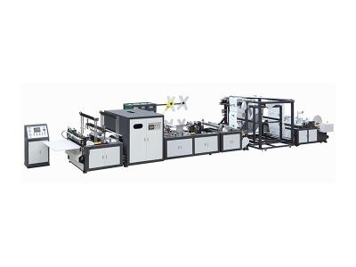 China Eco Friendly Non Woven Box Bag Making Machine With PLC Touch Screen Control for sale