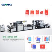 China Industrial Eco Friendly Bag Making Machine / Fabric Bag Forming Machine for sale