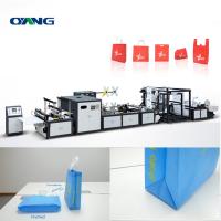China PLC Control Non Woven Box Bag Making Machine For Handle Reusable Bag for sale