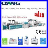 China 16KW CE Standard Multifunctional Automatic Non Woven Bag Making Machine , 380V 50HZ for sale