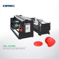 China Plate Non Woven Slitting Machine / Automatic Stretch Film Slitting Rewinding Machine for sale