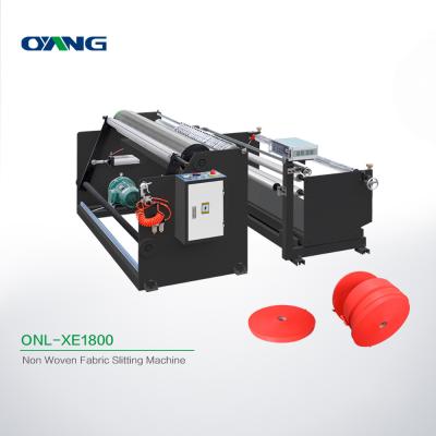 China Plate Non Woven Slitting Machine / Automatic Stretch Film Slitting Rewinding Machine for sale