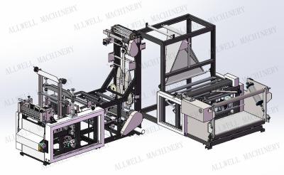 China 100GSM 13KW 100pcs/Min Non Woven Bag Making Machine for sale