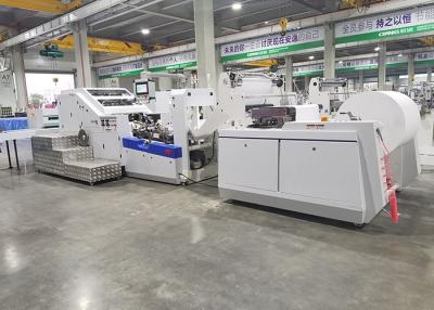 China B460 Model Semi Auto 150pcs/Min Roller Feeding Square Bottom Paper Bag Machine Computer Central Control for sale