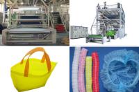 China SMS PP Spunbond Nonwoven Fabric Production Line / Equipment automatic bag Making for sale